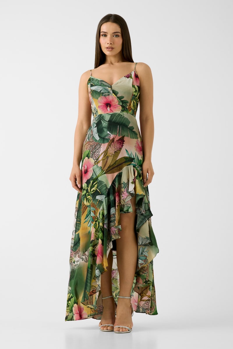 GUESS® Floral print maxi dress Women