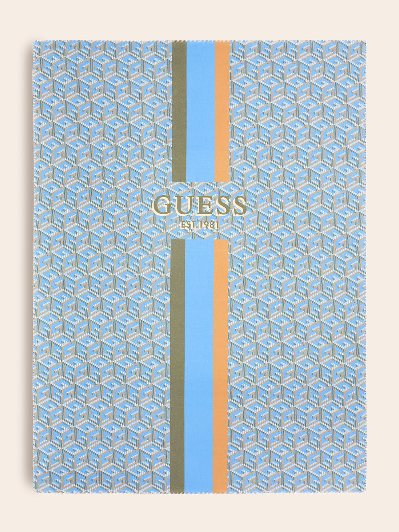 GUESS® G cube logo pile blanket