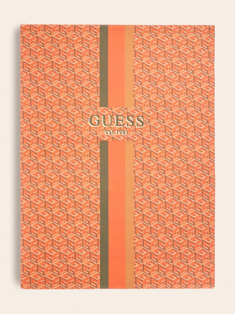 GUESS® G cube logo pile blanket