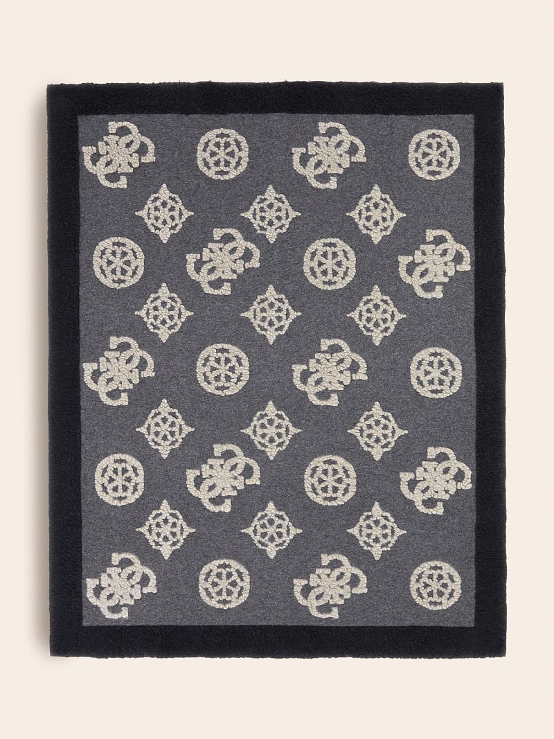 GUESS® 4G and Peony logo wool blanket