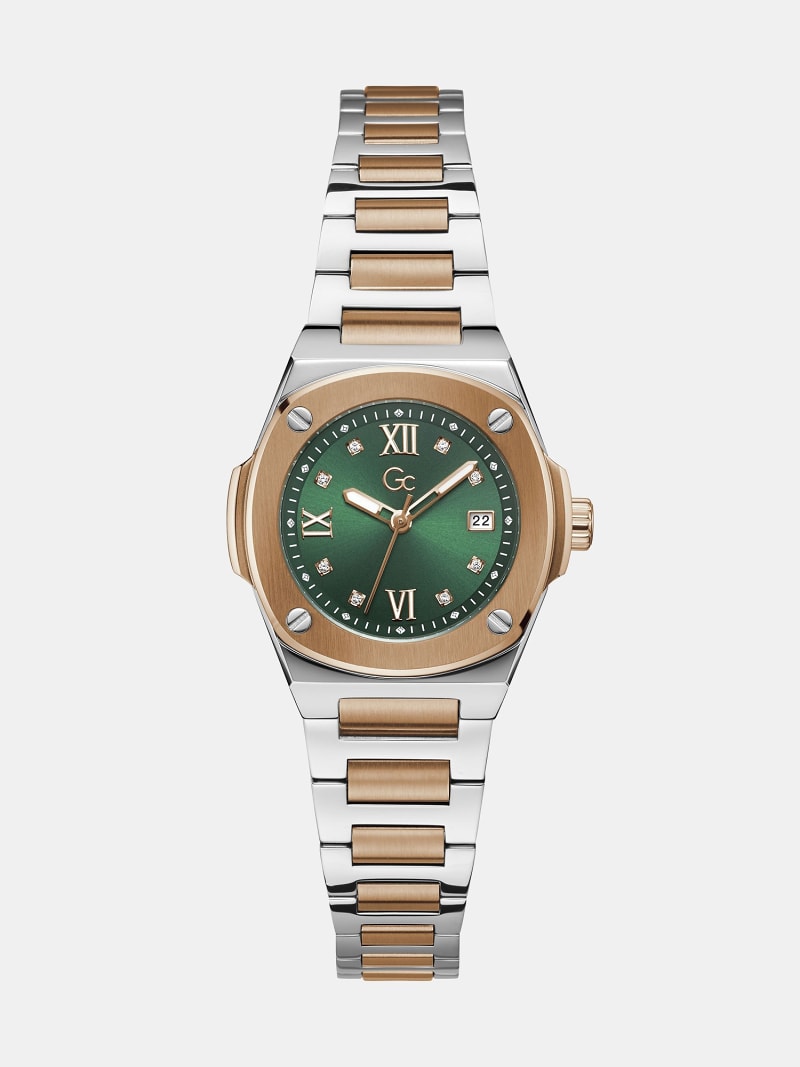 GUESS® Montre GC avec dateur en acier Femme
