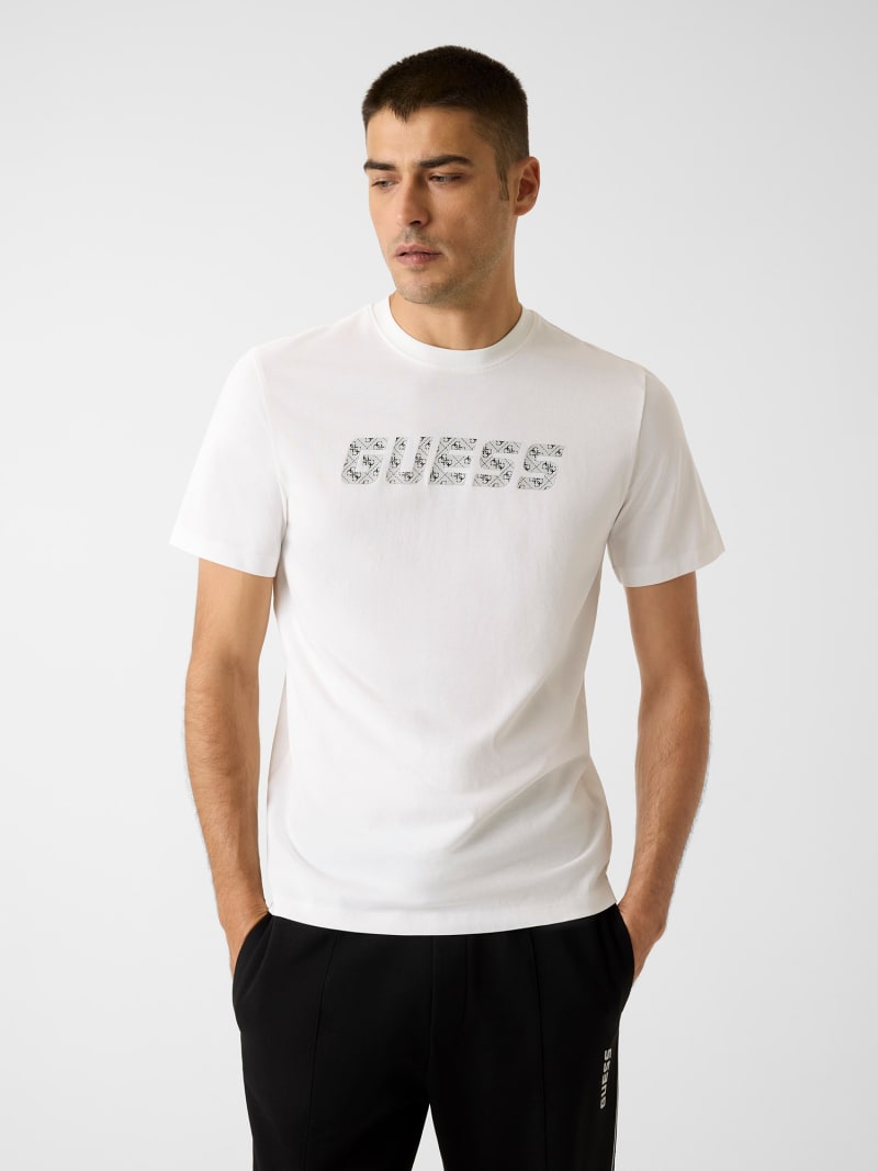 GUESS® Printed logo T-shirt Men