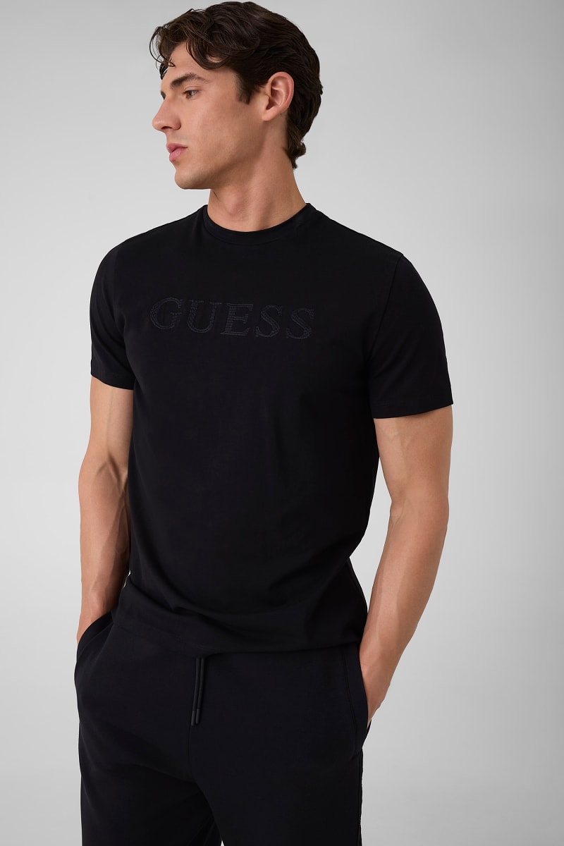 GUESS® Embroidery logo t-shirt Men