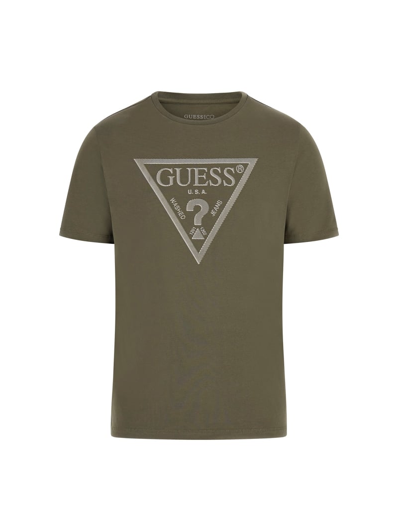 Triangle logo stretch t-shirt | GUESS® Official Website