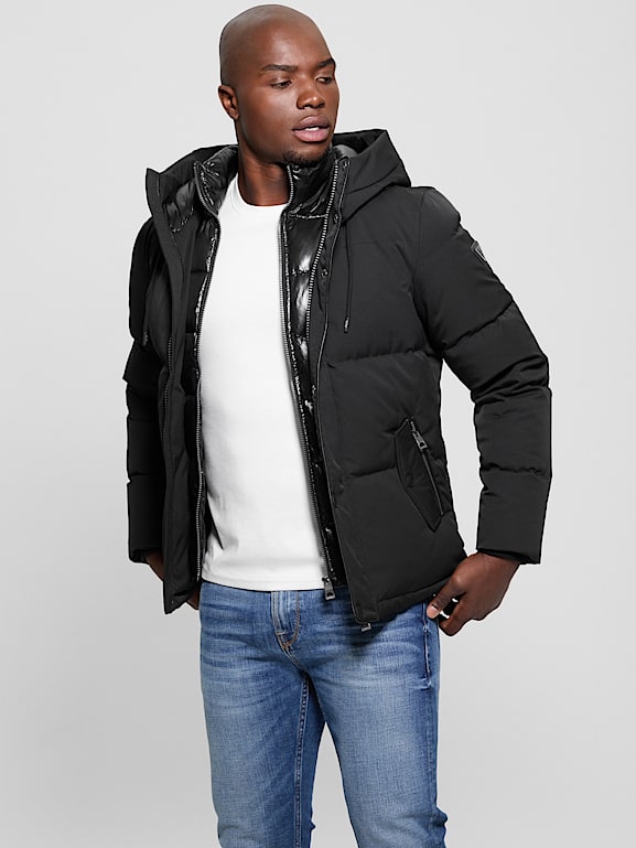 guess bubble jacket for men