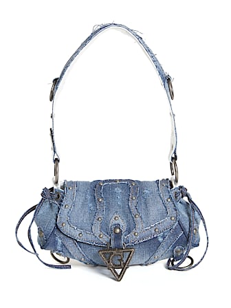 Denim shoulder bag