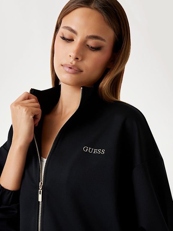 Nylon mock-neck jacket Women | GUESS® Past Collections