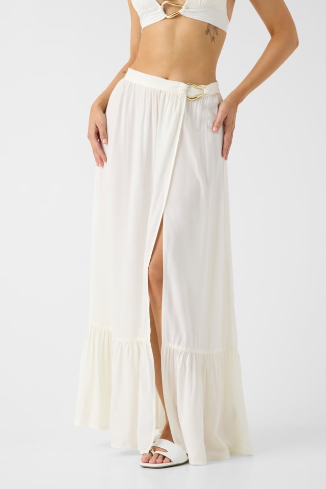 GUESS® Wrap-up maxi skirt Women