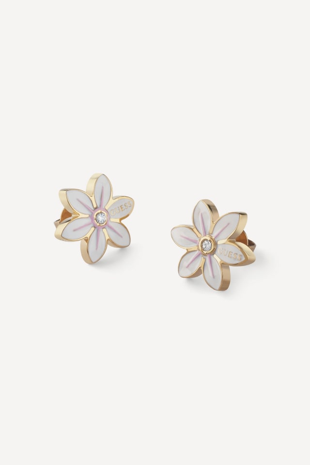 GUESS® Pendientes White Lotus