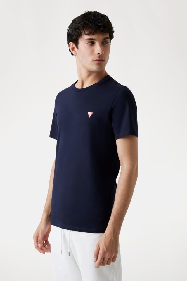 GUESS® T-Shirt kleines Logo-Dreieck Herren