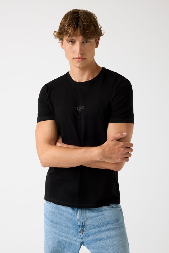 GUESS® T-shirt klein logo Heren