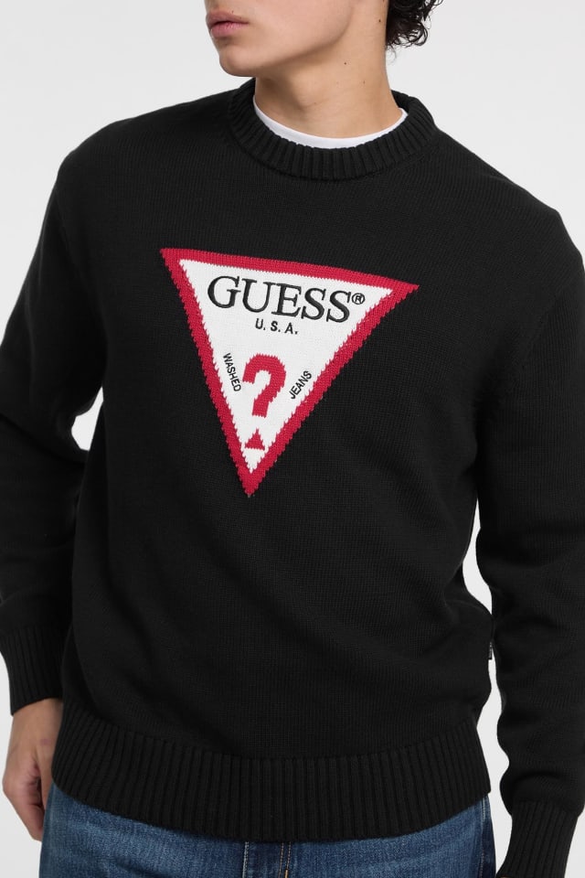 GUESS® Pull grand triangle iconique Homme