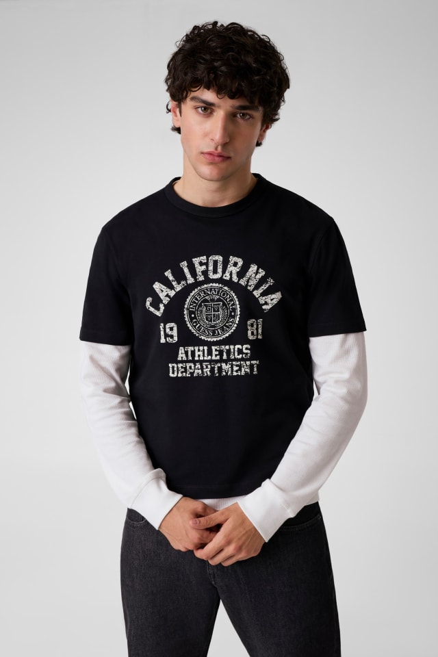 T-shirt avec logo imprimé Homme | GUESS Jeans®