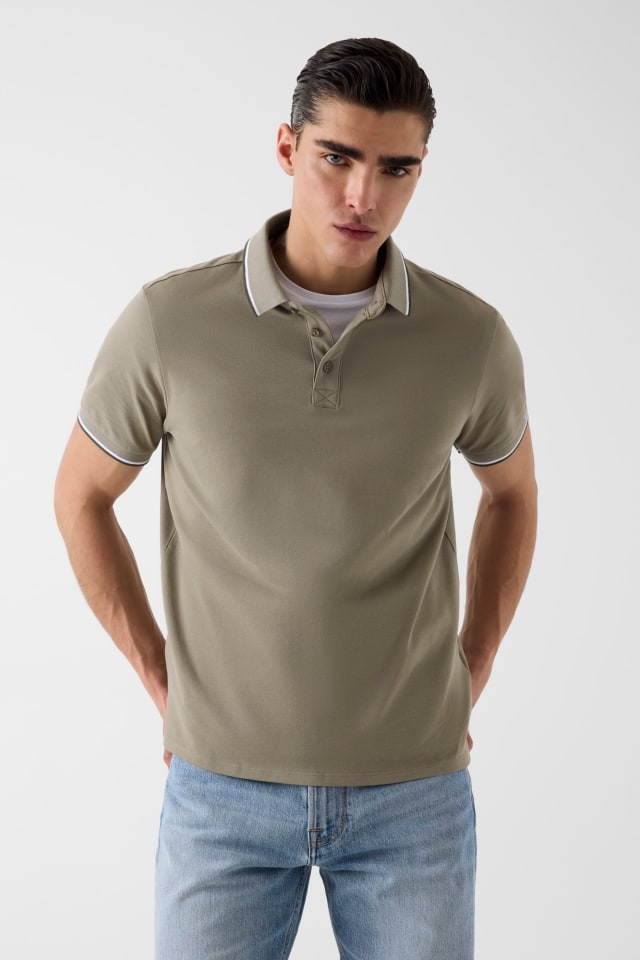 GUESS® Piqué polo Heren