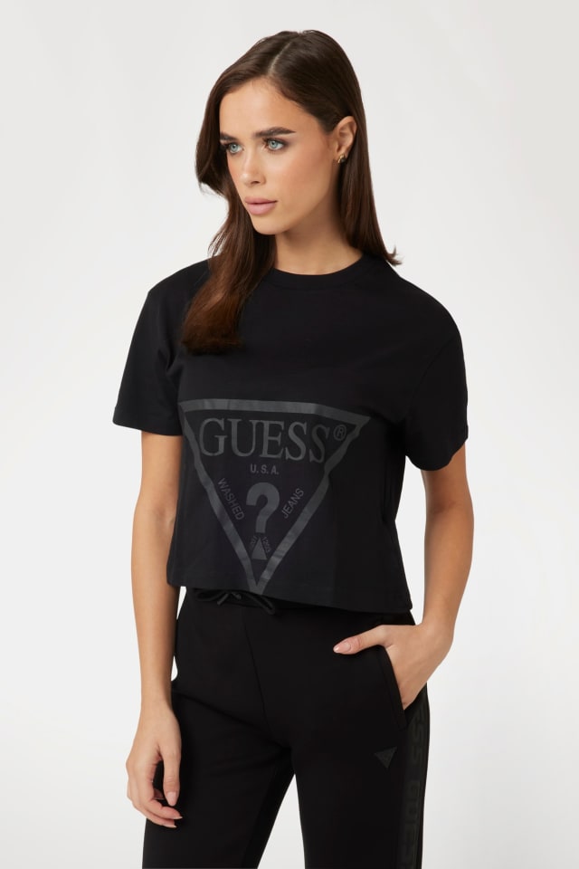 GUESS® Front logo t-shirt Women
