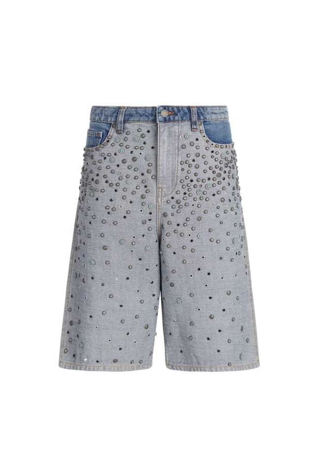 GUESS® Calções de ganga invertida Mulher