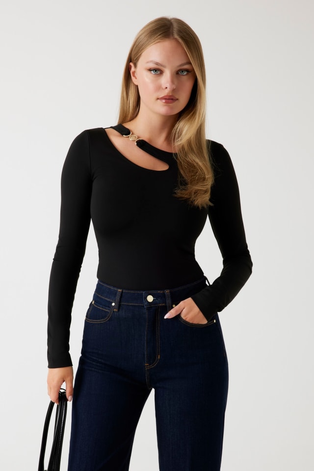 GUESS® Cut-Out Oberteil Schnalle