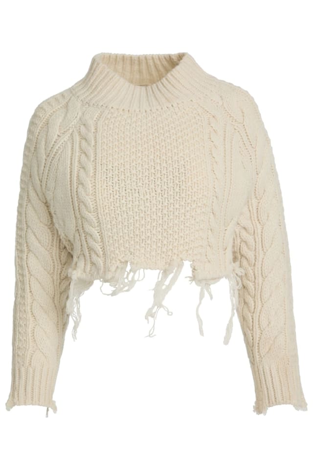 GUESS® Wool-blend cropped sweater