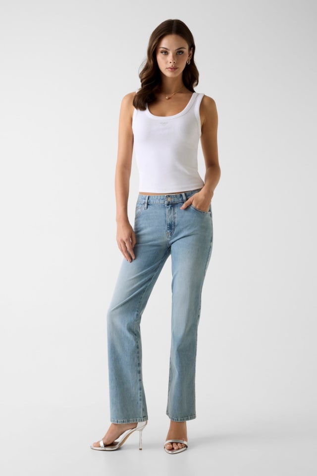 GUESS® Sexy straight jeans Mujer