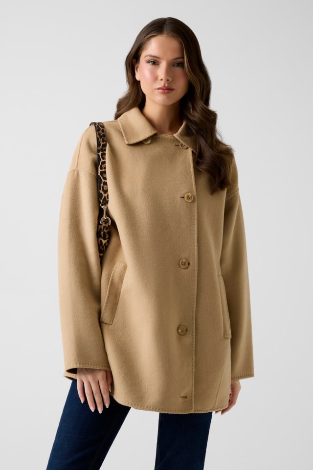 GUESS® Wool-blend coat