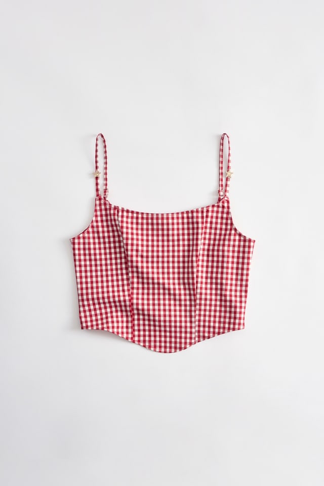 GUESS® Printed corset top Women