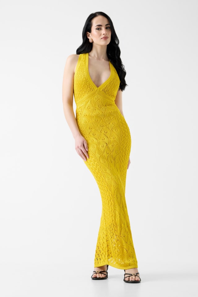 GUESS® Largo de punto dress Mujer