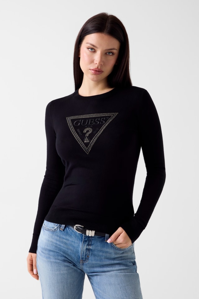 GUESS® Üçgen logo kazak Kadın