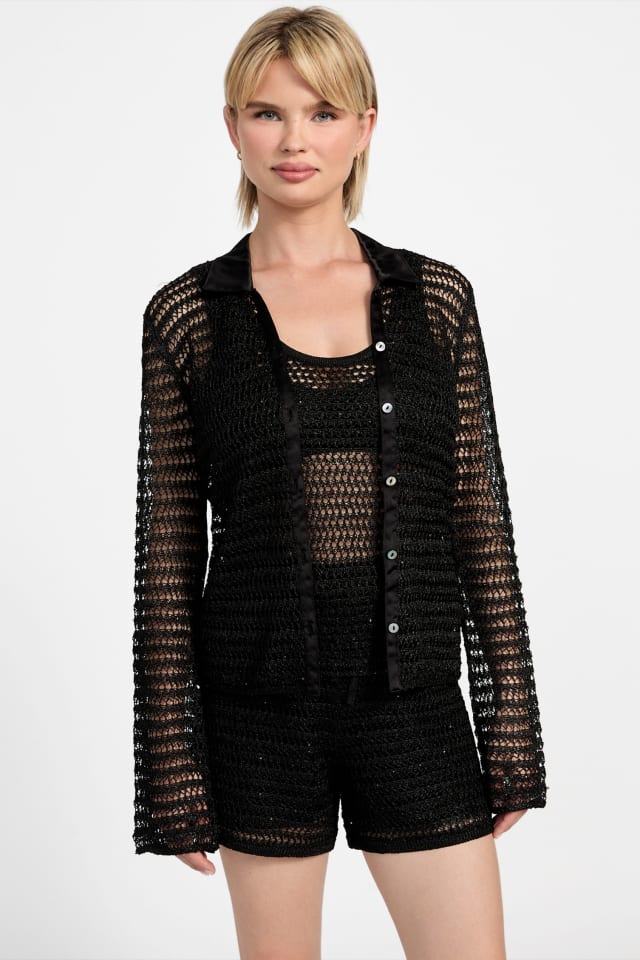 GUESS® Bella Open-Stitch Top