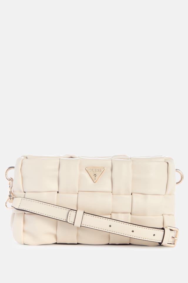 GUESS® Marion Woven Mini Crossbody