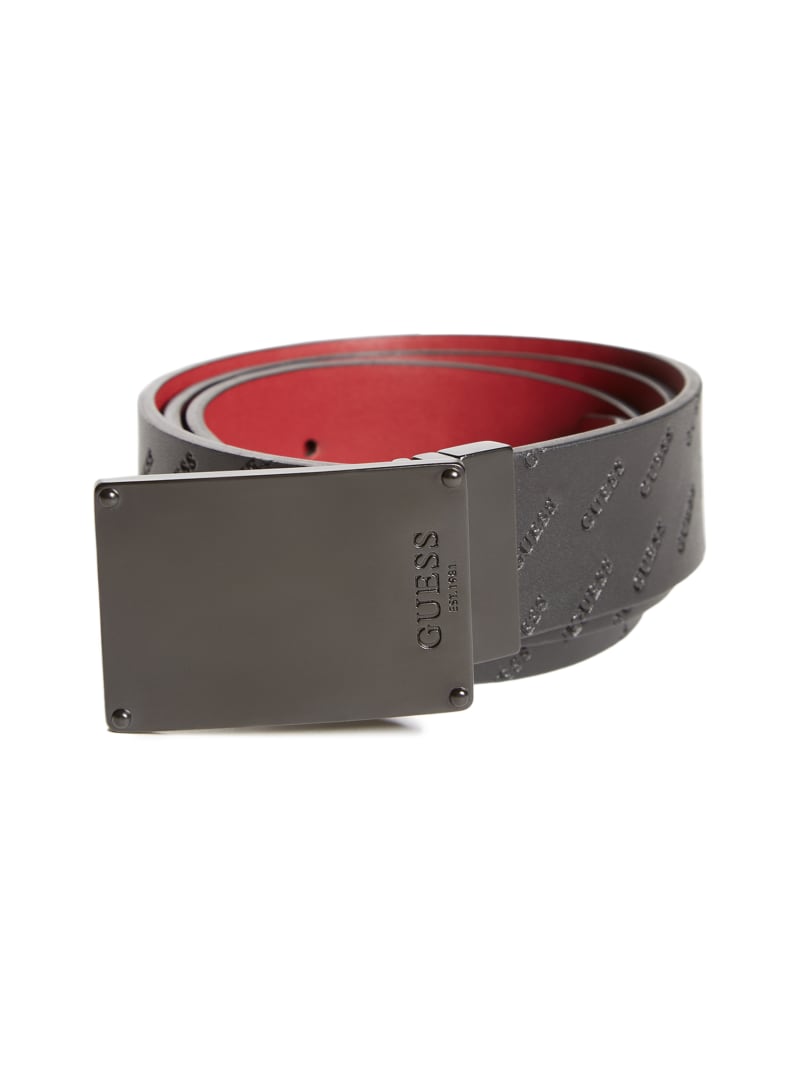 Guess Reversible Logo Belt - 36546-BLKR