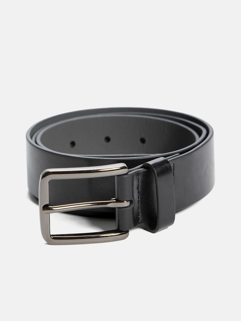 Ceinture à bouton coupé au laser Cole | GUESS Factory Ca