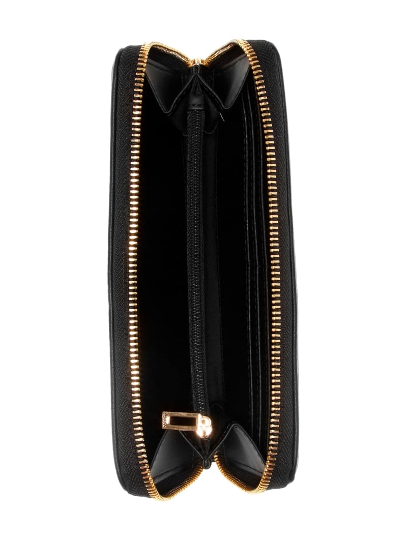 Abree Logo Medium Zip Wallet | GUESS Factory