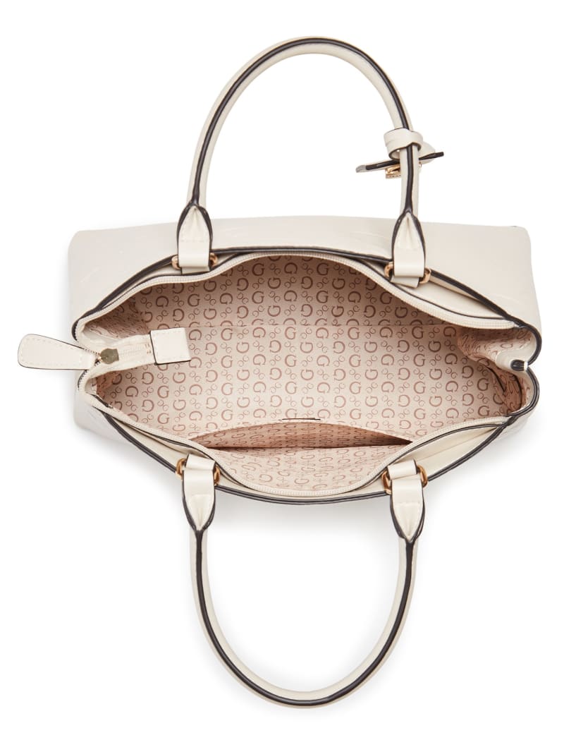 Melrose Ave Signature G Satchel | GUESS Factory Ca