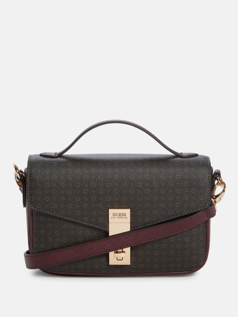 Elaina Micro Print Crossbody | GUESS Factory Ca