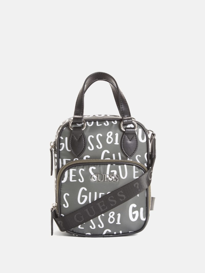 Logo Print Nylon Crossbody | GUESS Factory Ca