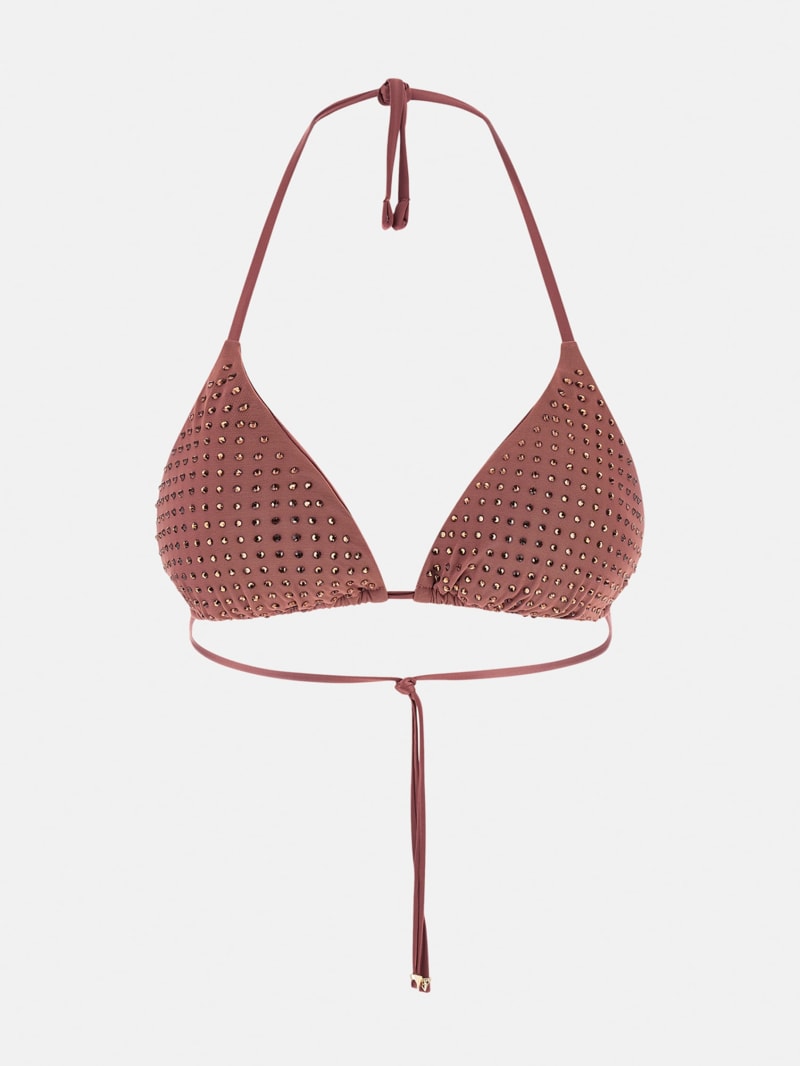 Rhinestone Triangle Bikini Top | GUESS