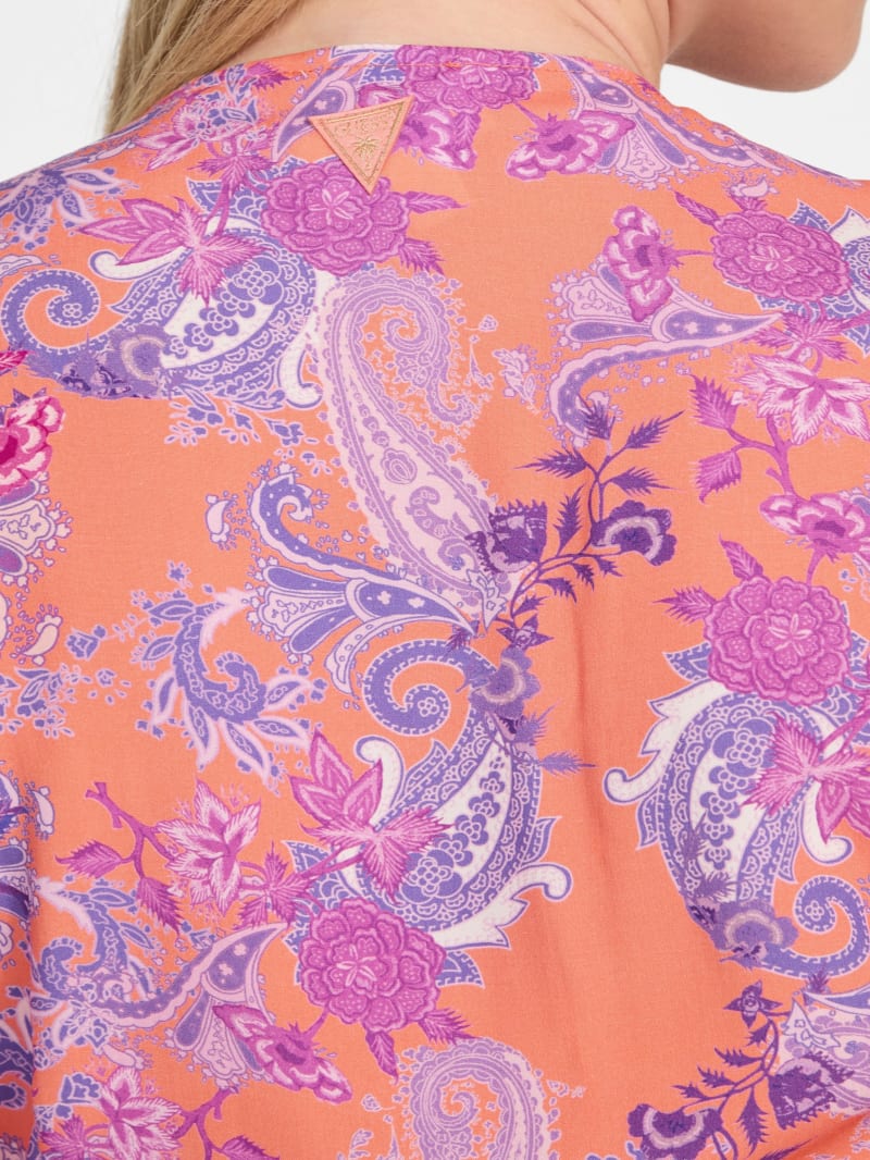 Eco Knotted Cropped Kimono | GUESS Canada