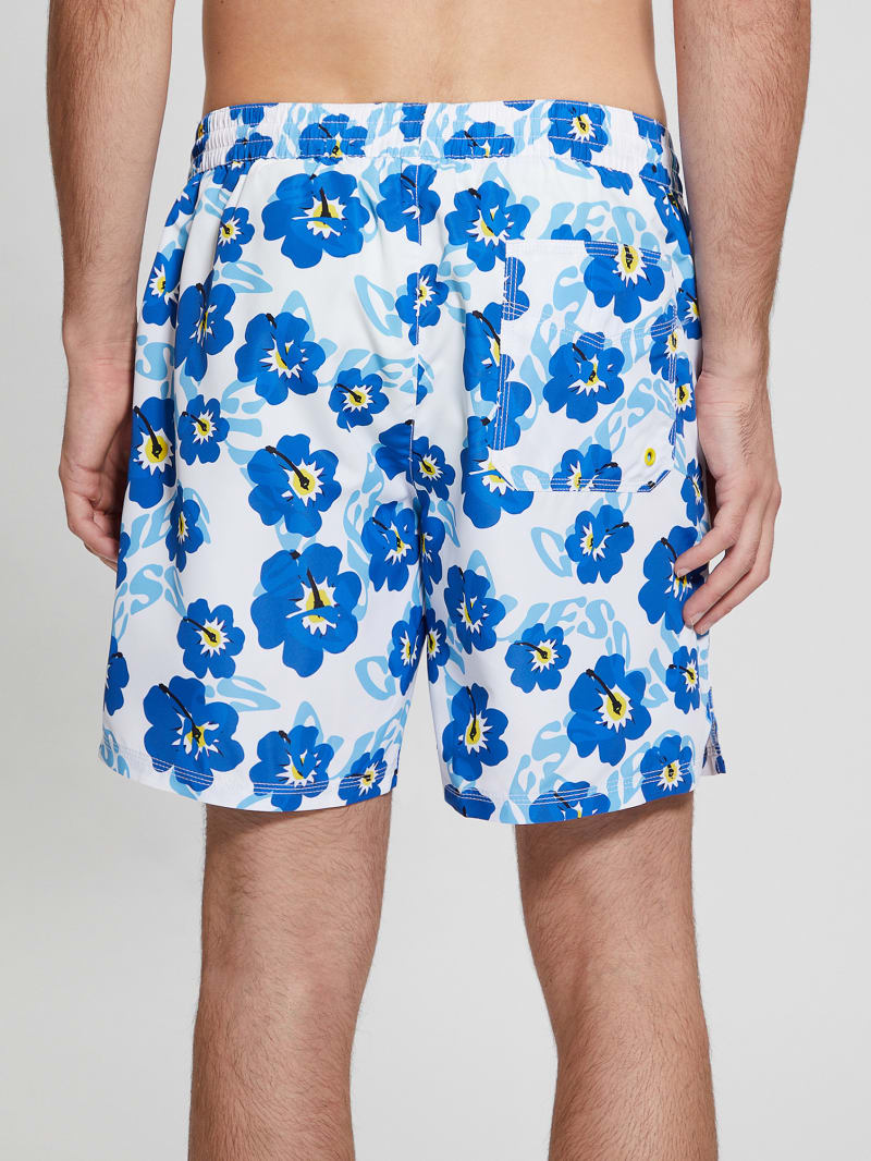 Eco Hibiscus Swim Trunks Guess