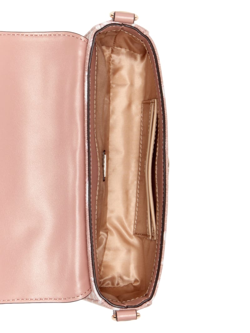 Carrboro Jacquard Logo Shoulder Crossbody Bag | GUESS Factory Ca