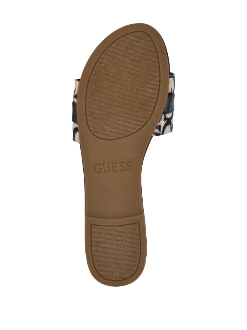 Lures Logo Slide Sandals | GUESS Factory