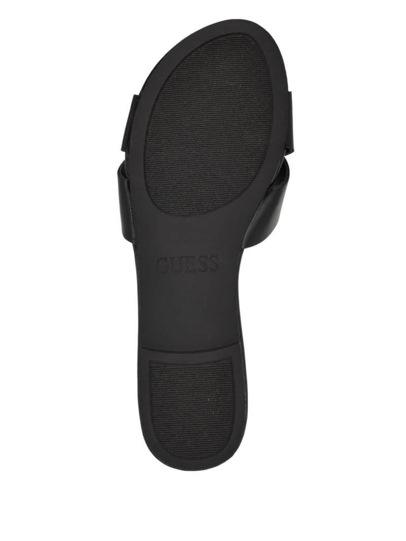 Lydia Signature Slide Sandals | GUESS Factory Ca