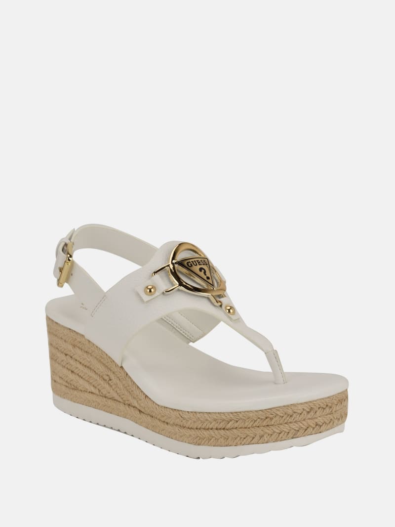Stenny Thong Espadrille Sandal | GUESS Factory Ca