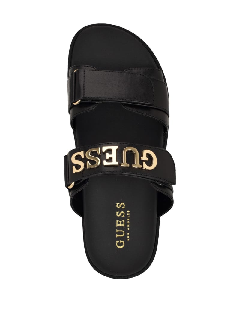 Stetsen Metal Guess Sandal Slide | GUESS Factory