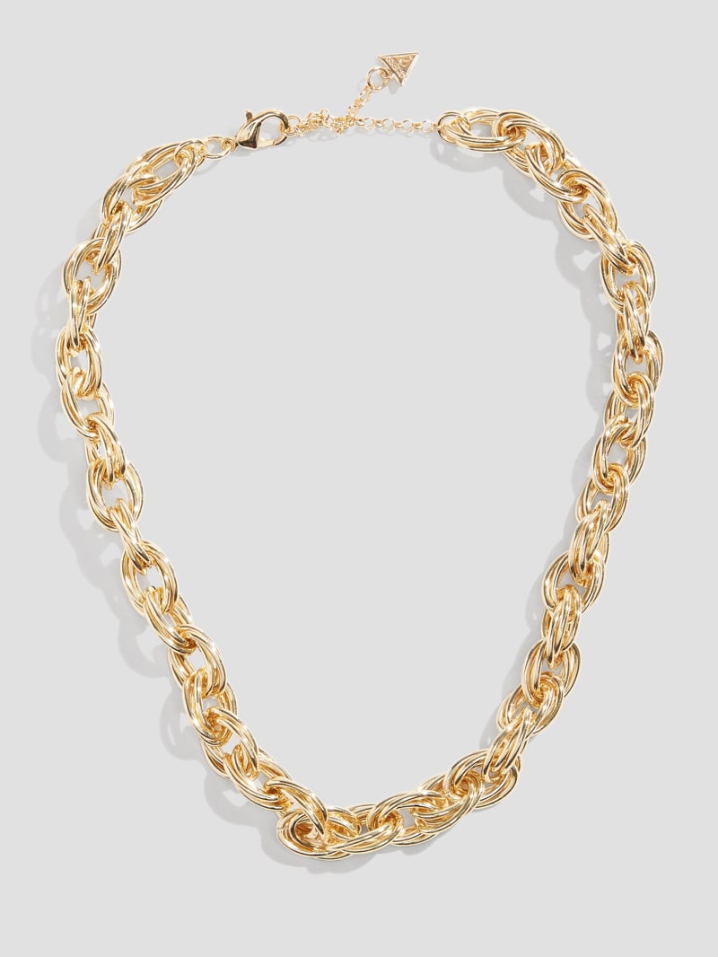 Gold-Tone Chunky Chain Necklace | GUESS Canada
