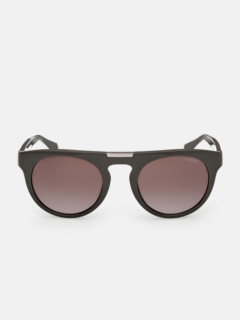 GUESS® Maverick Plastic Aviator Sunglasses