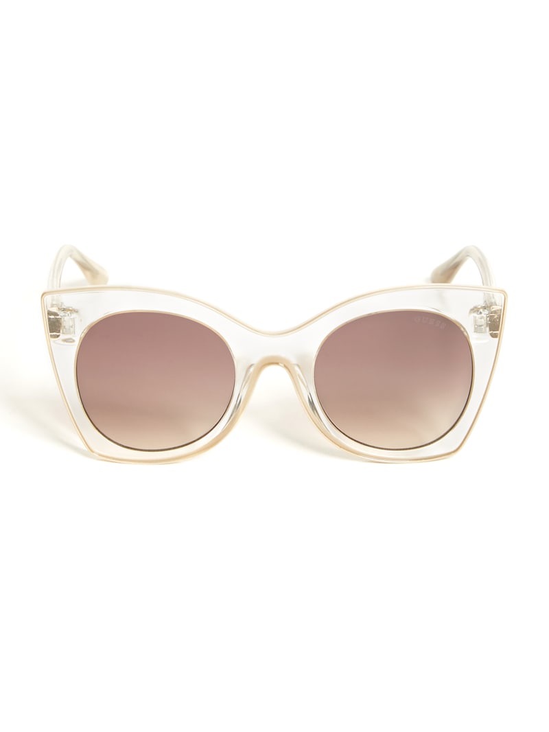 Clear Cat Eye Sunglasses Guess