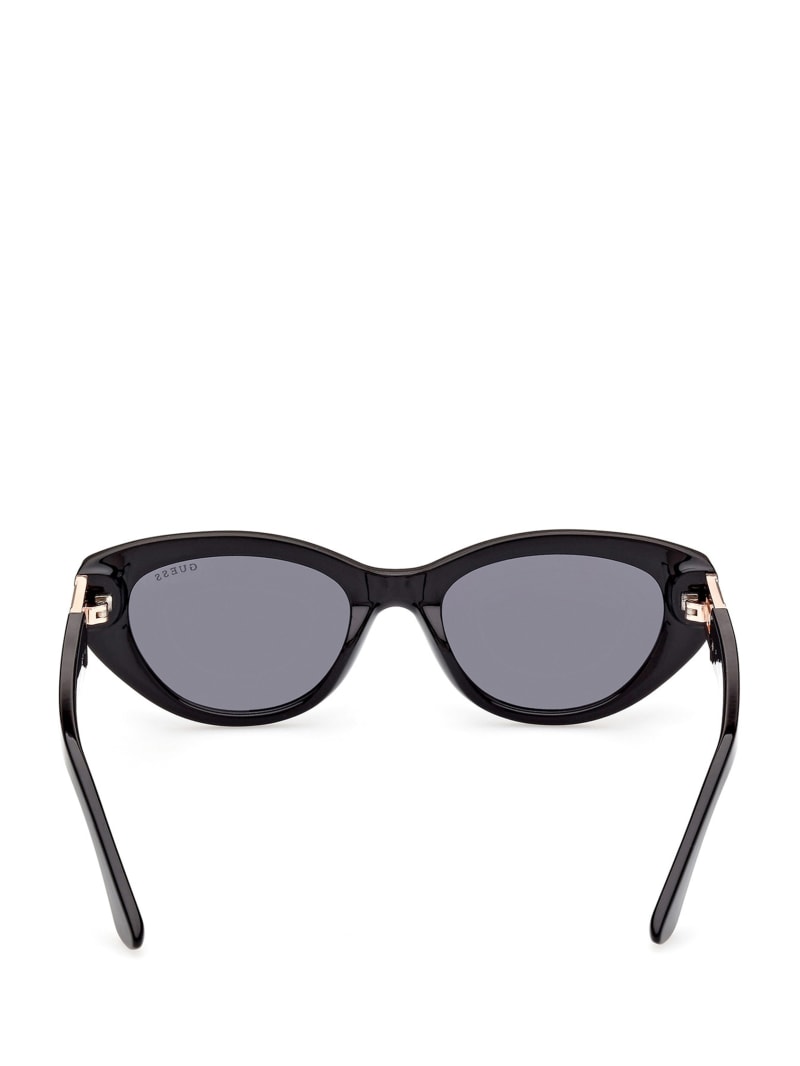 Colored Plastic Cat-Eye Sunglasses | GUESS Canada Colored Plastic Cat-Eye Sunglasses | GUESS Canada