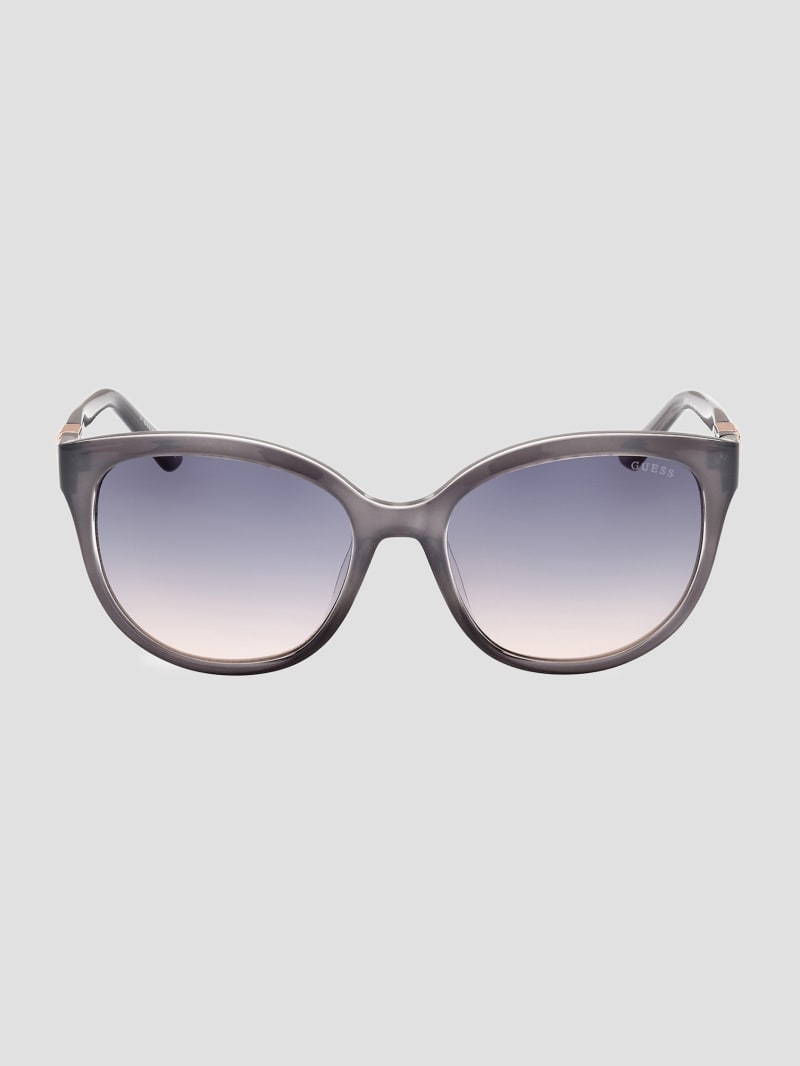 Milky Plastic Cat Eye Sunglasses Guess