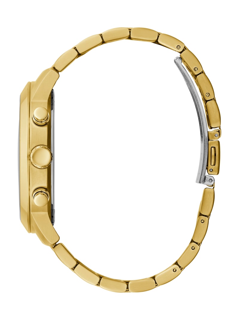 Guess Gold-Tone Chrono-Look Multifunction Watch - GW0068G2-GOLD