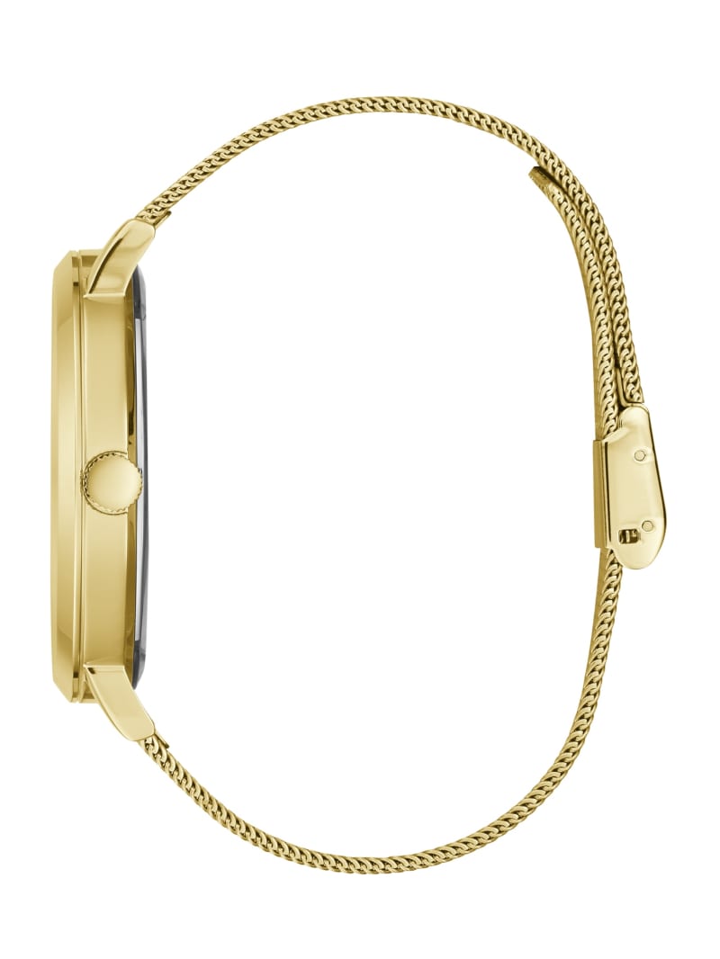 Gold-Tone Diamond Analog Watch | GUESS Factory Ca